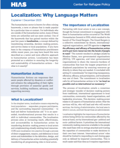 Localization: Why Language Matters | HIAS